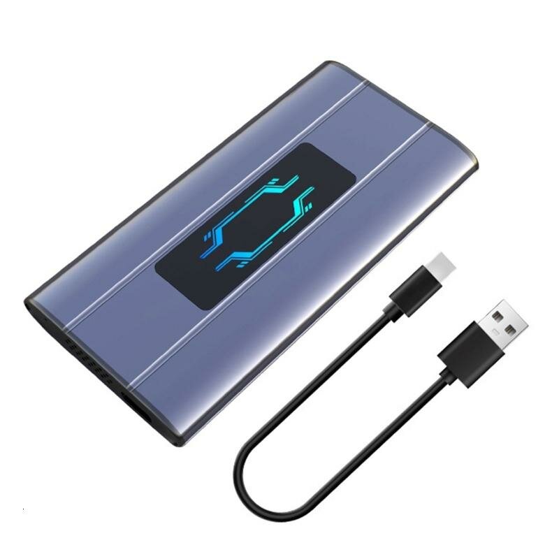 Алюминиевый корпус для HDD с охлаждением и LED-подсветкой, Двойной протокол