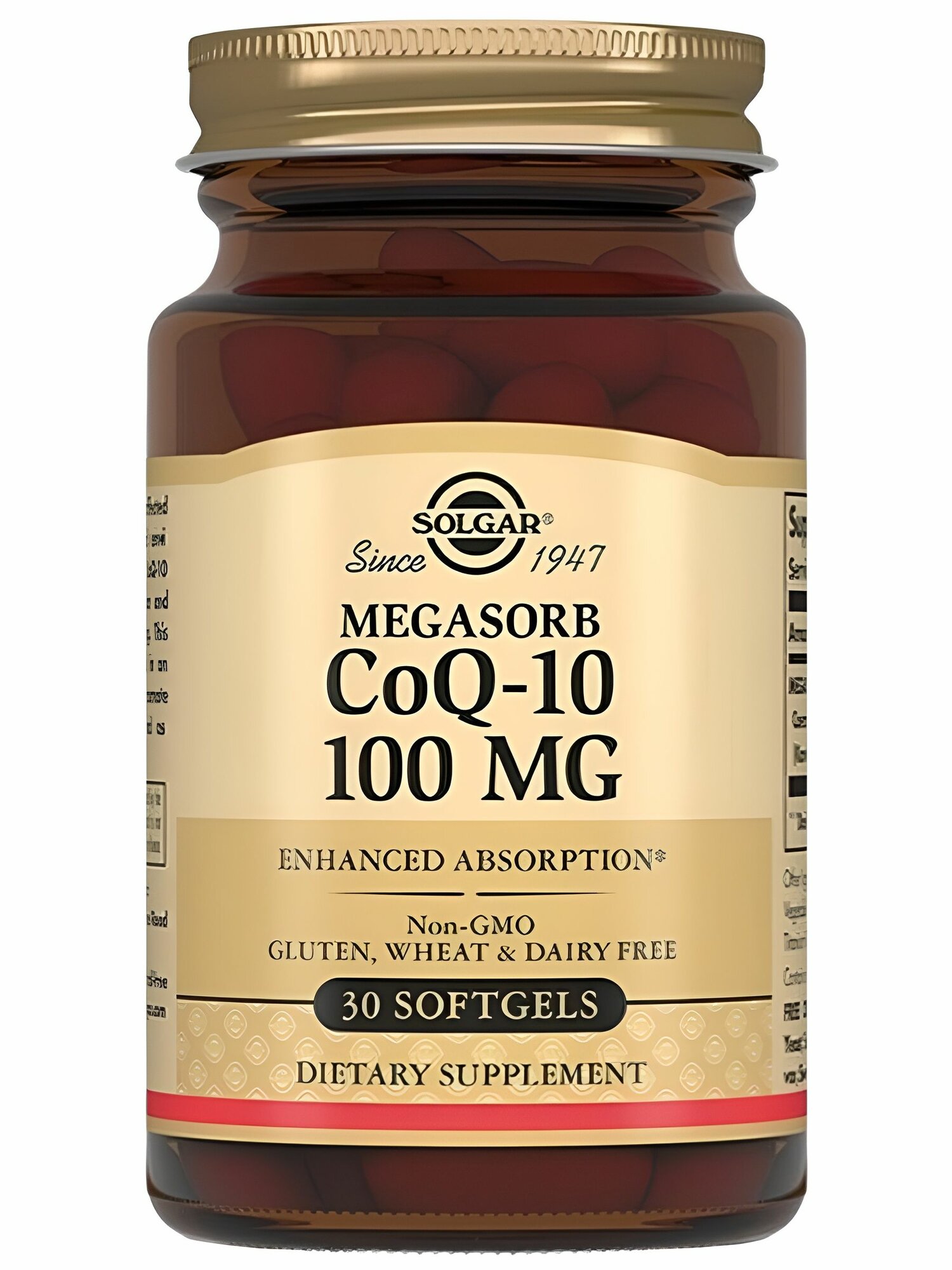 БАД Солгар Коэнзим Q10, капсулы 100 мг, 30 шт.