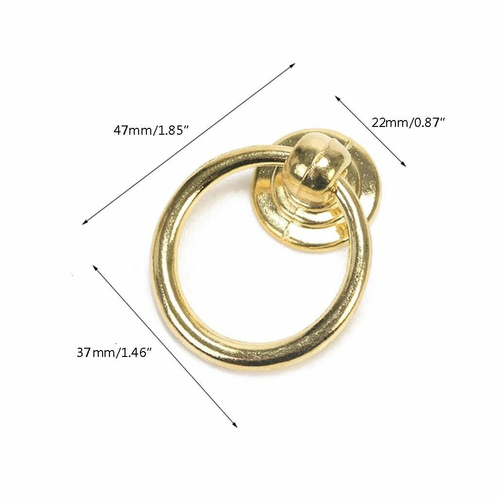 Винтажные кольцевые ручки, 10