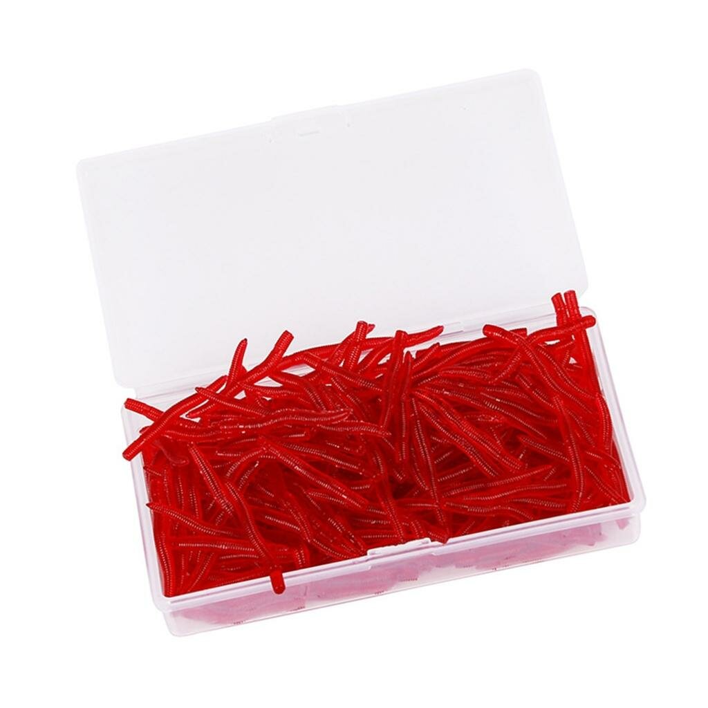 Искусственные червяки для рыбалки, 200 шт, Имитированный дождевой червь