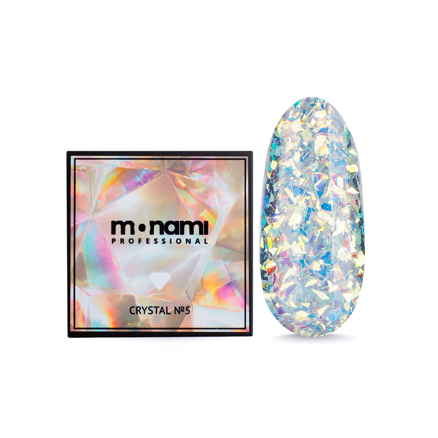Гель Monami Crystal Gel №5, моделирующий, для премиум-дизайна, 15г