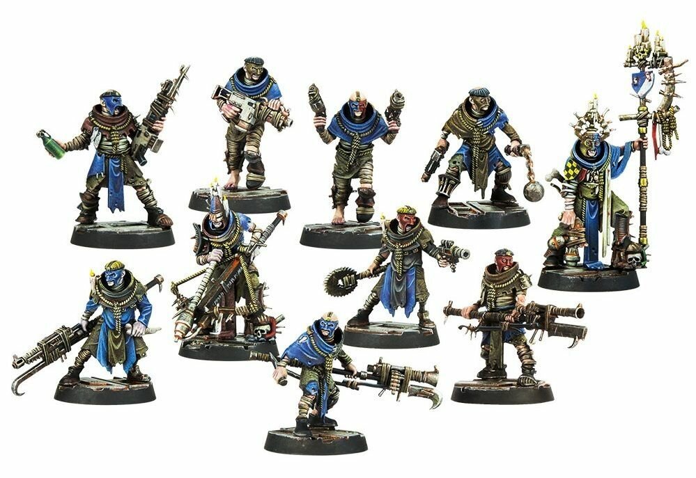 Cawdor Gang. С подставками. Necromunda. Warhammer