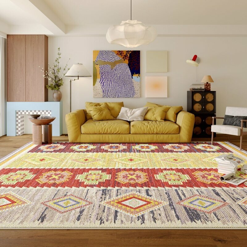 Ковер в марокканском стиле с петлевым ворсом, противоскользящий, пятноотталкивающий и износостойкий, 160*230 см.