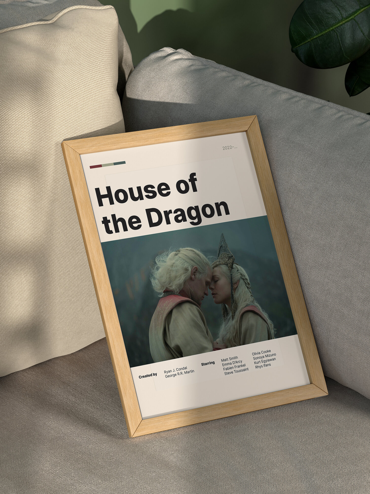 Постер сериал "Дом Дракона" А3, Джордж Мартин Подарок на день рождения