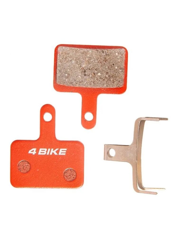 Колодки для дисковых тормозов 4BIKE AD 0102 OR в блистере, компаунд Organic для Shimano, Tektro, Promax, TRP
