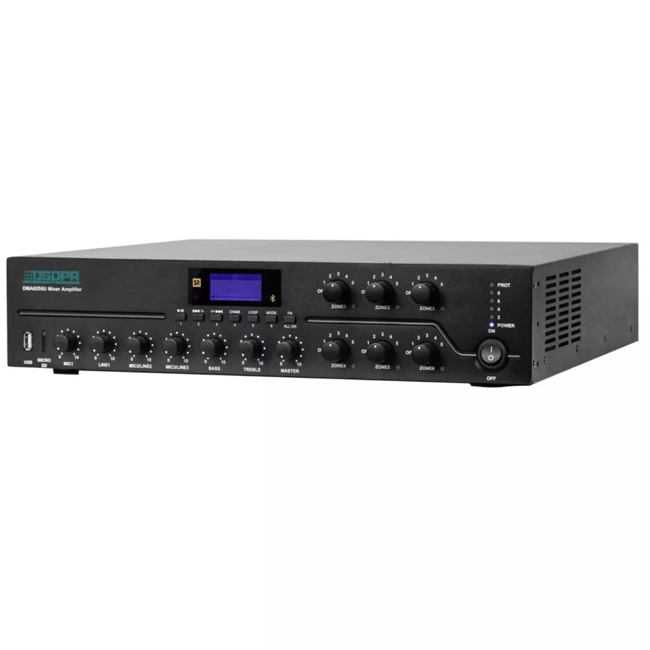 Микшер-усилитель трансляционный DSPPA DMA6250U