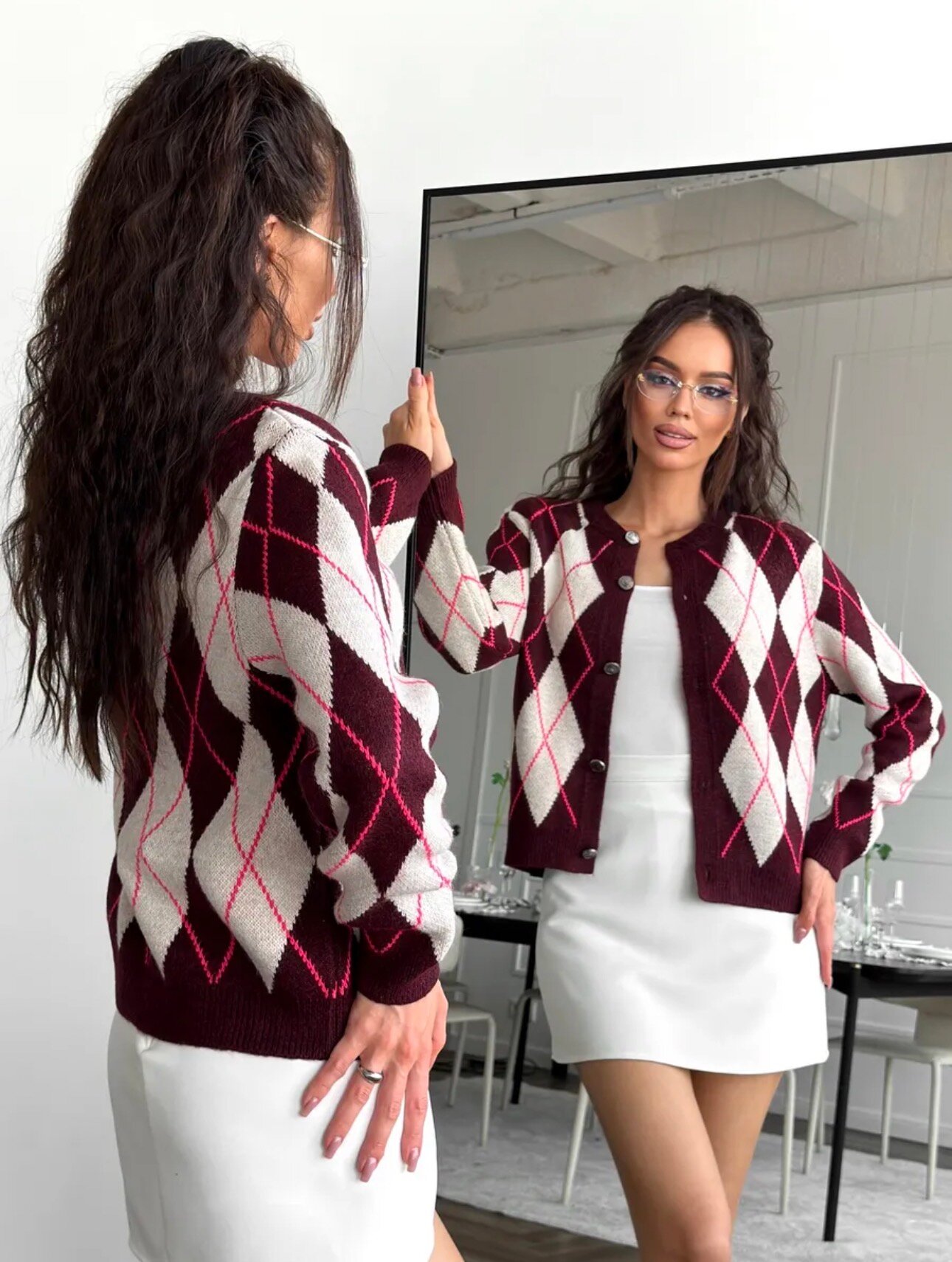 Кардиган Укороченный кардиган