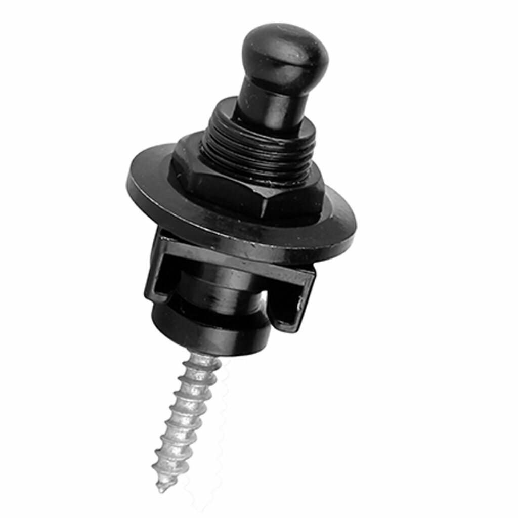 Стреплок Muza WD-DJT Black Крепление ремня с блокировкой, цвет чёрный