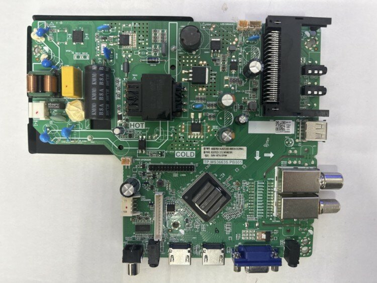 Материнская плата, TP. MS3663S. PB805 Витязь 32LH0202 CV320H2-F01 Rev:04