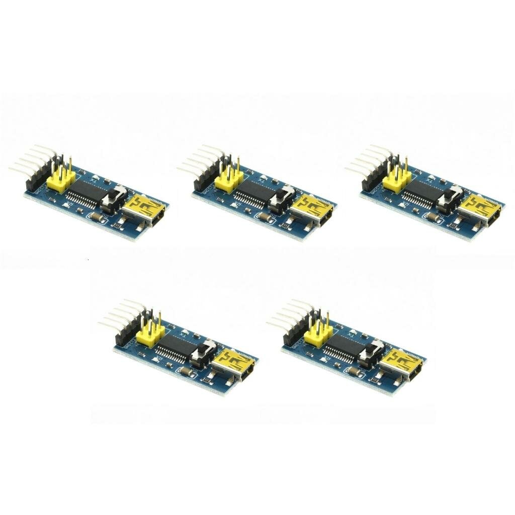 USB–TTL-преобразователь с переключением напряжения, 5 - USB-TTL синий