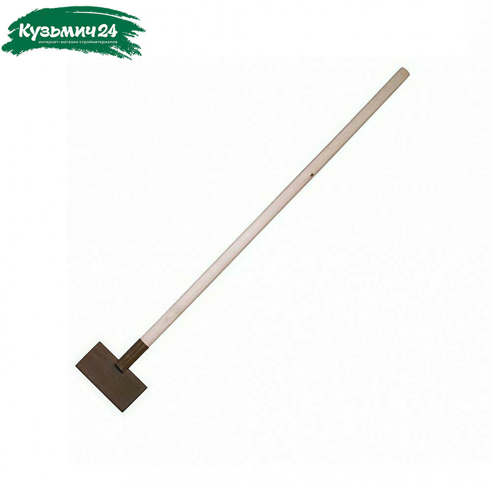 Ледоруб-скребок 243735, деревянный черенок, лезвие из металла, длина 1300 мм