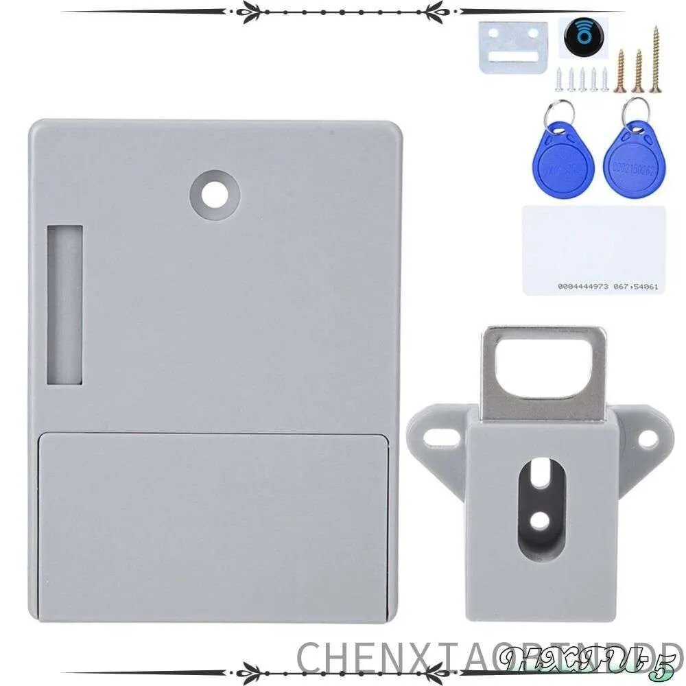 RFID-замки электронный замок, серый цвет для шкафа ящика умный бесконтактный