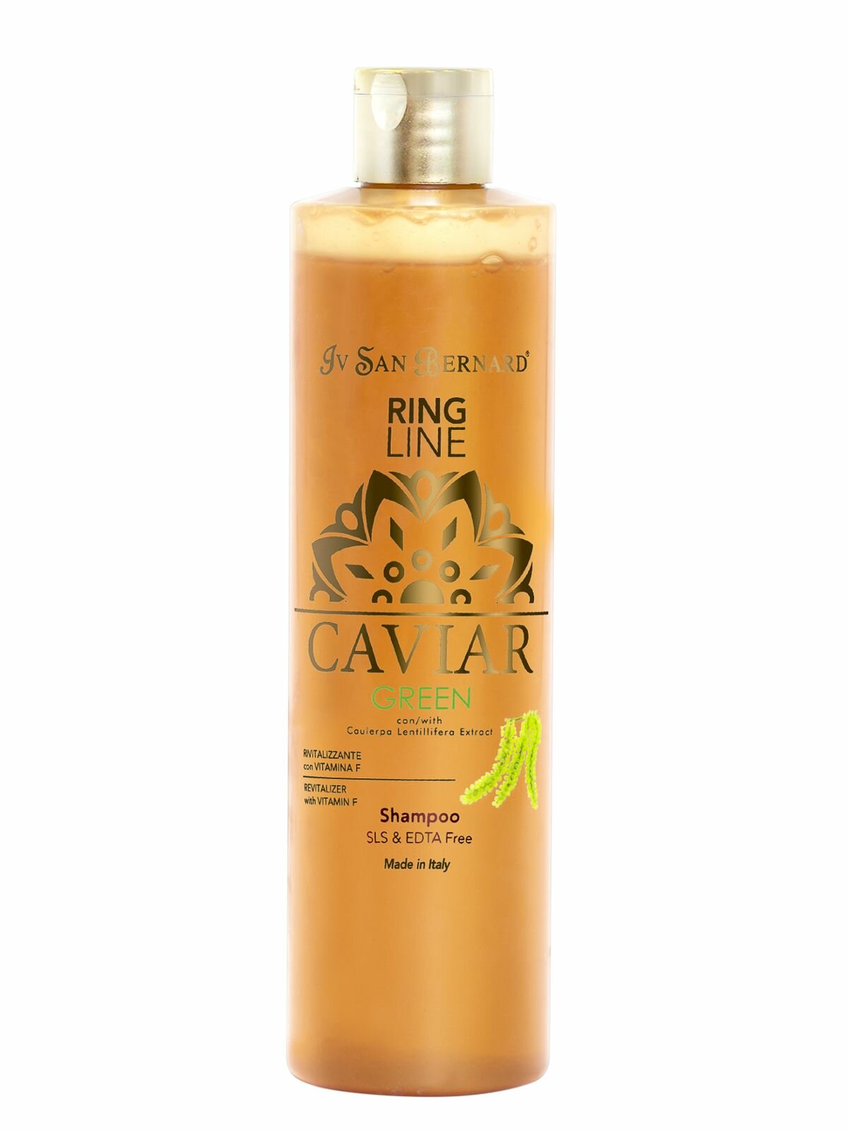 Шампунь Iv San Bernard Green Caviar "Зеленая Икра" для кошек и собак ревитализирующий без лаурилсульфата натрия 300 мл