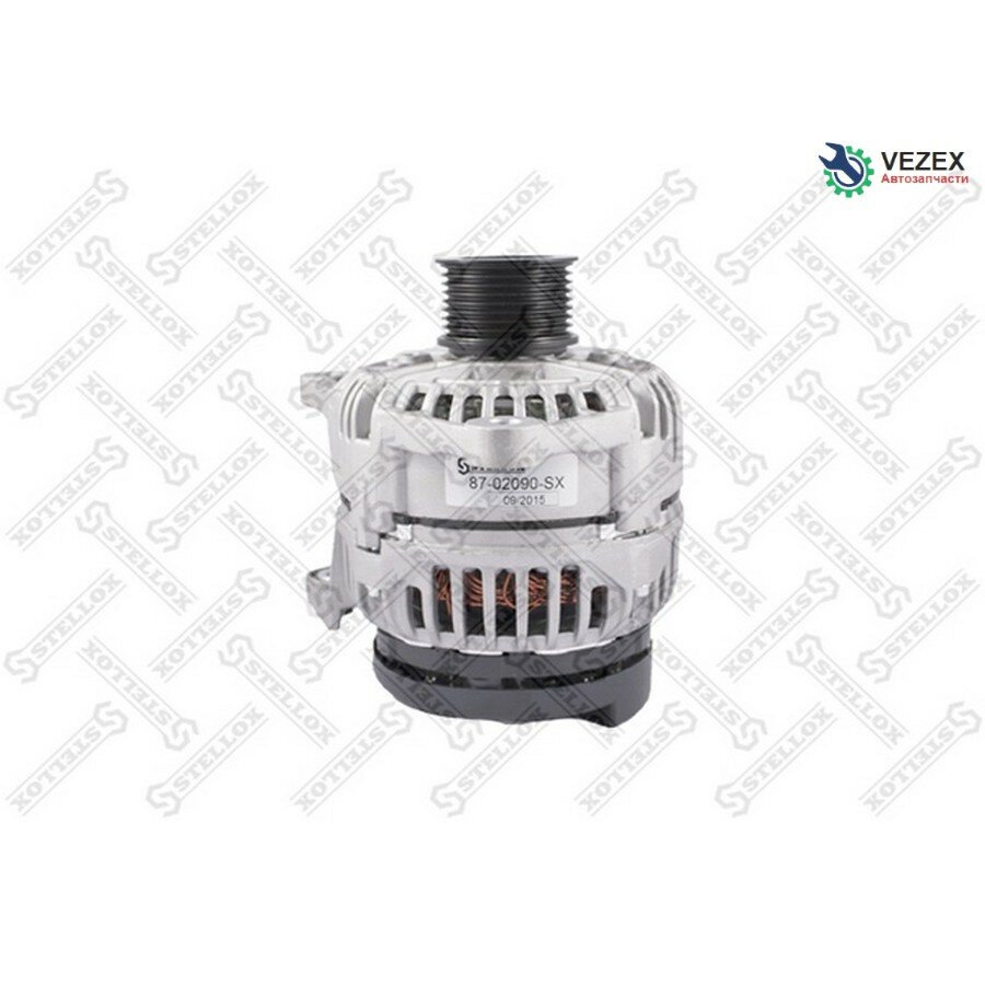 STELLOX 8702090SX генератор !28V 90 A, 5-pin PL82, шкив \IVECO EuroCargo, DONGFENG