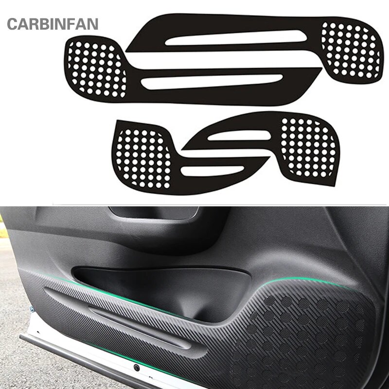 Для Honda CRV 2013-2016 аксессуары, наклейка из углеродного волокна, дверь автомобиля, защита от ударов, наклейка на дверь, интерьер, Стайлинг C238
