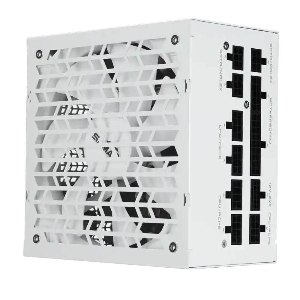 Блок питания для ПК SAMA 750W 80+ Gold, ATX, 3.1, White (G0750-WHGFF001-EU)