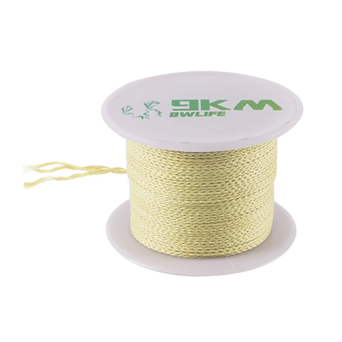 Кевларовая рыболовная леска 9KM, желтая, высокопрочная, 50-200 футов 150lb-60m 200ft 1mm