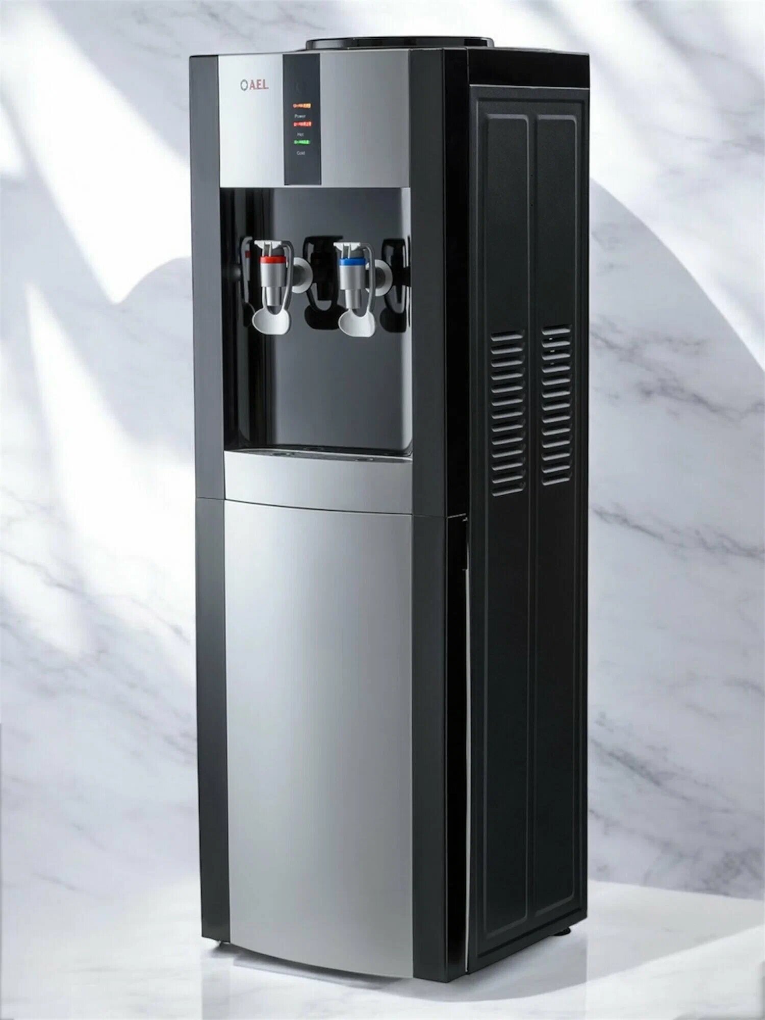 LK-AEL-47c black/silver с горячей и комнатной водой. Гарантия 12мес.