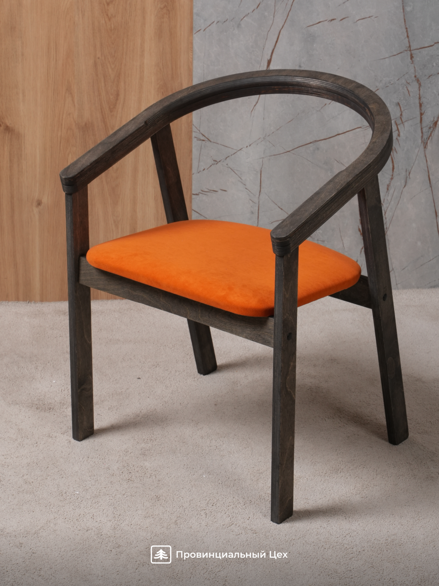 Набор стульев для кухни и гостиной со спинкой мягкие, деревянные кресла / 1 штуки