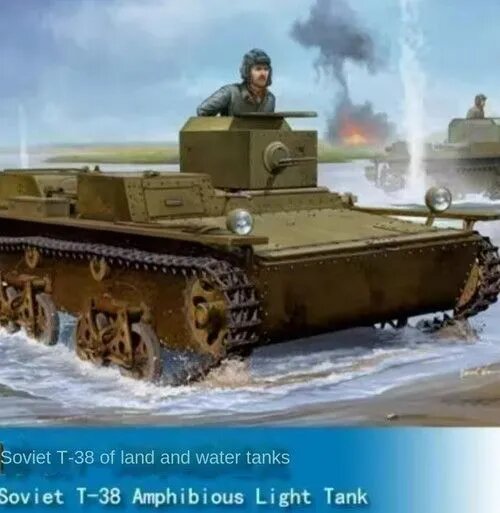 Hobbyboss 83865 1/35 советский T-38 амфибийный легкий танк