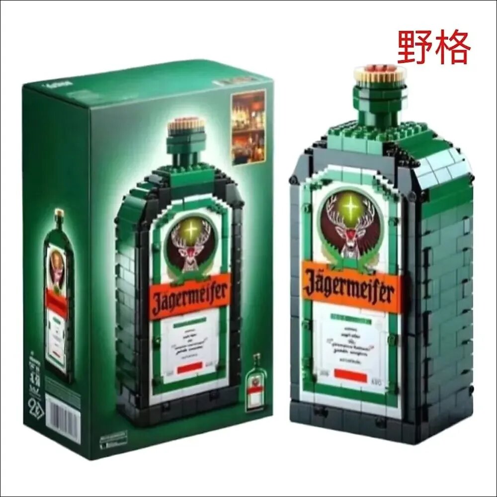 Конструктор Jägermeister для сборки бутылки виски