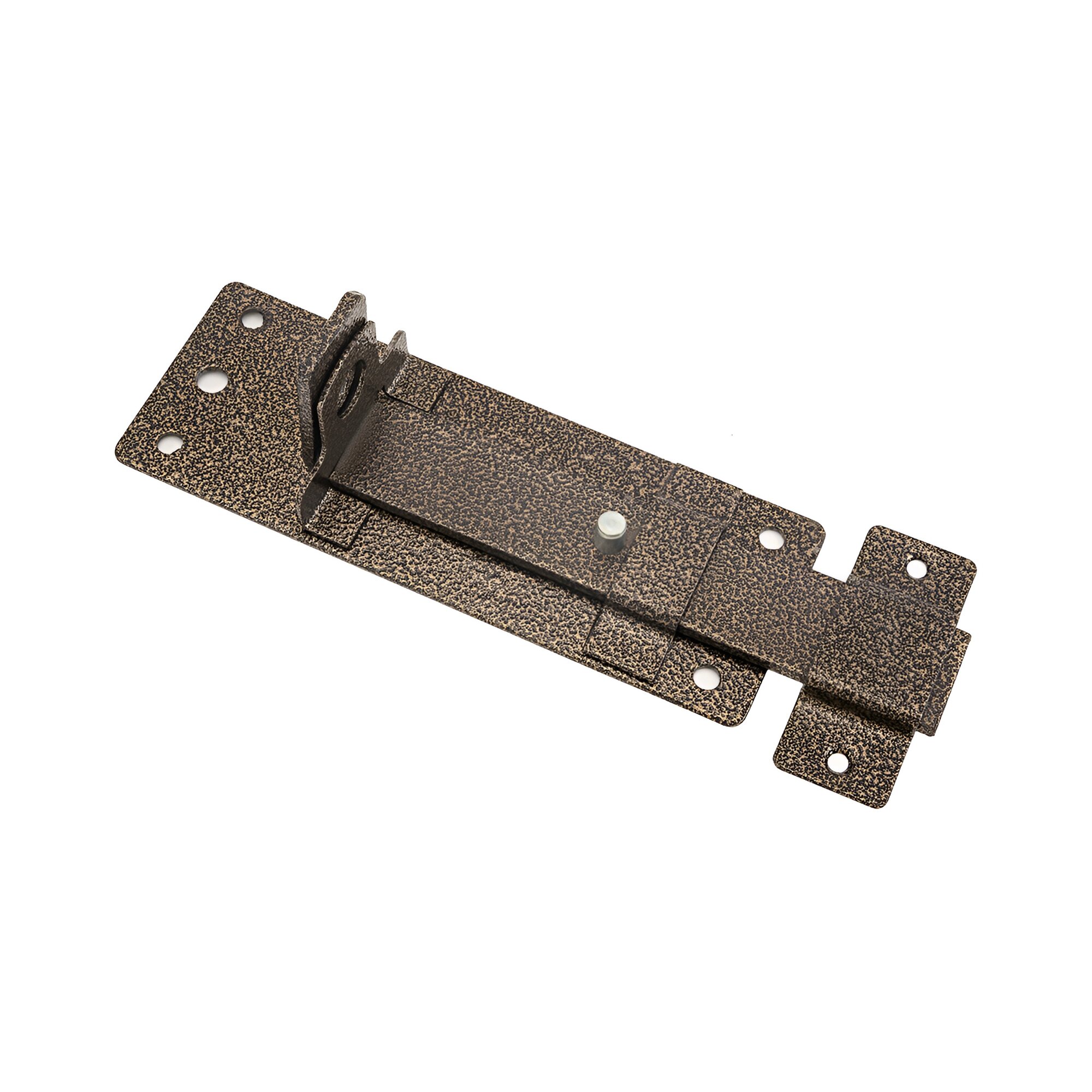 Засов дверной плоский с проушиной "Секрет" ЗД-13, цвет: бронза антик