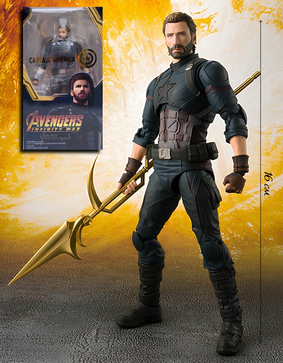 Фигурка Марвел Мстители: Эра Альтрона Железный Человек модель Новые-Captain America 16см