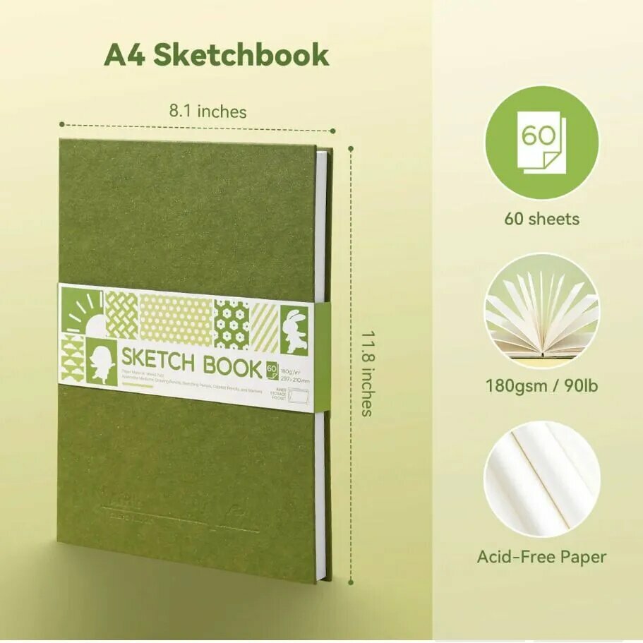 Альбом Рисование, Живопись A4 1 шт, листов: 60