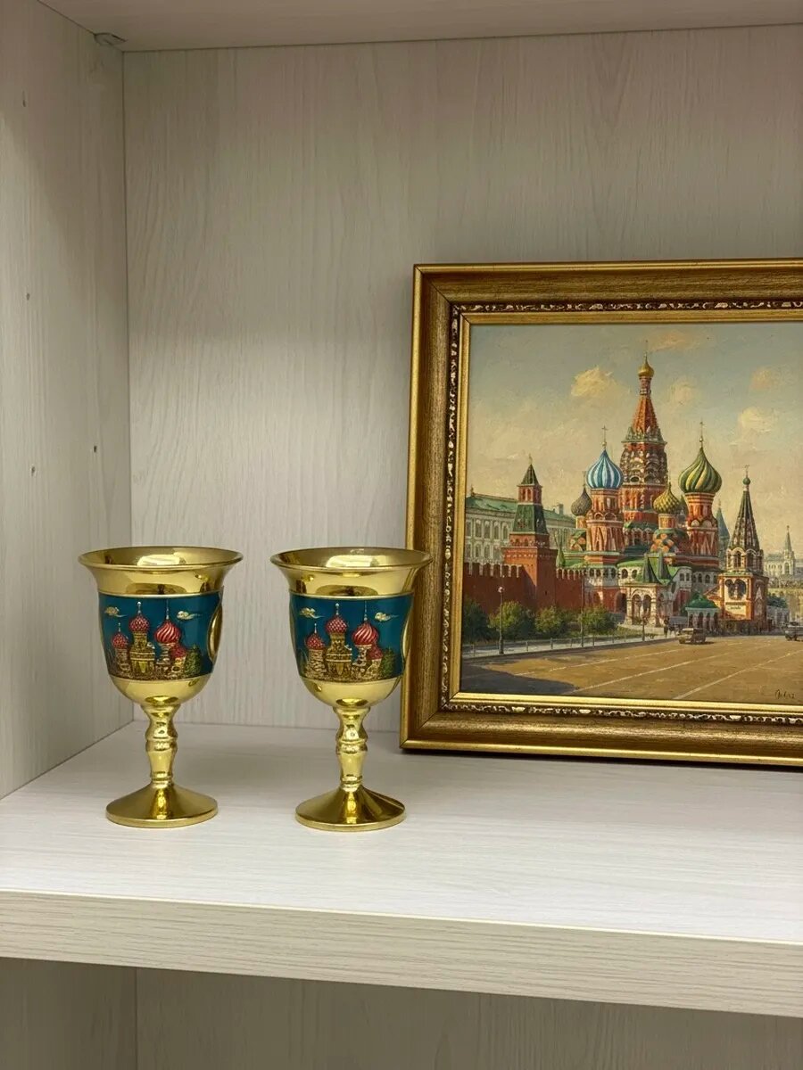 Москва рюмки 2 шт по 25 мл