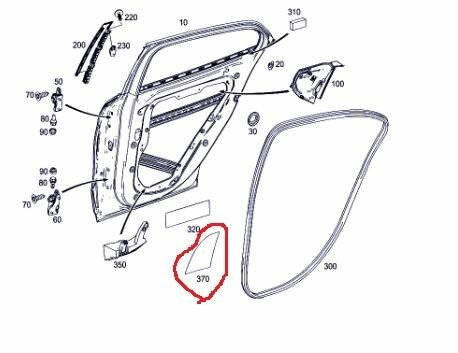 Пленка антигравийная левой двери MB a1567320111