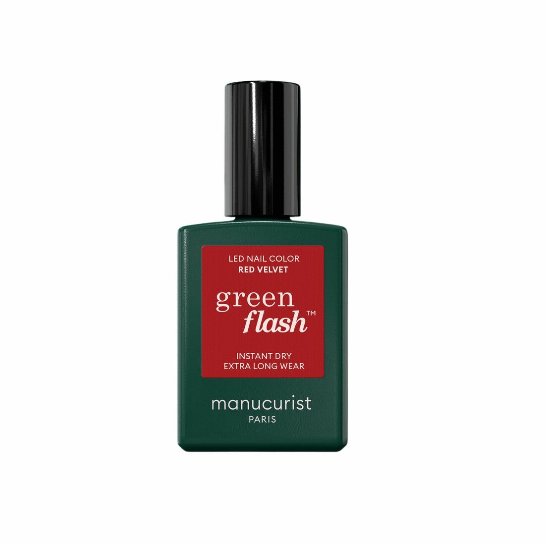 Manucurist Лак для ногтей Green Flash LED, 15 мл - оттенок Red Velvet