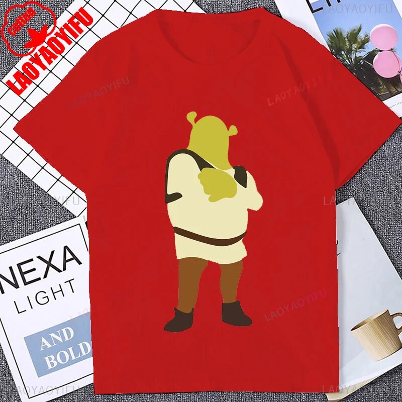 Футболка мужская Shrek RED, XXXL, хлопок
