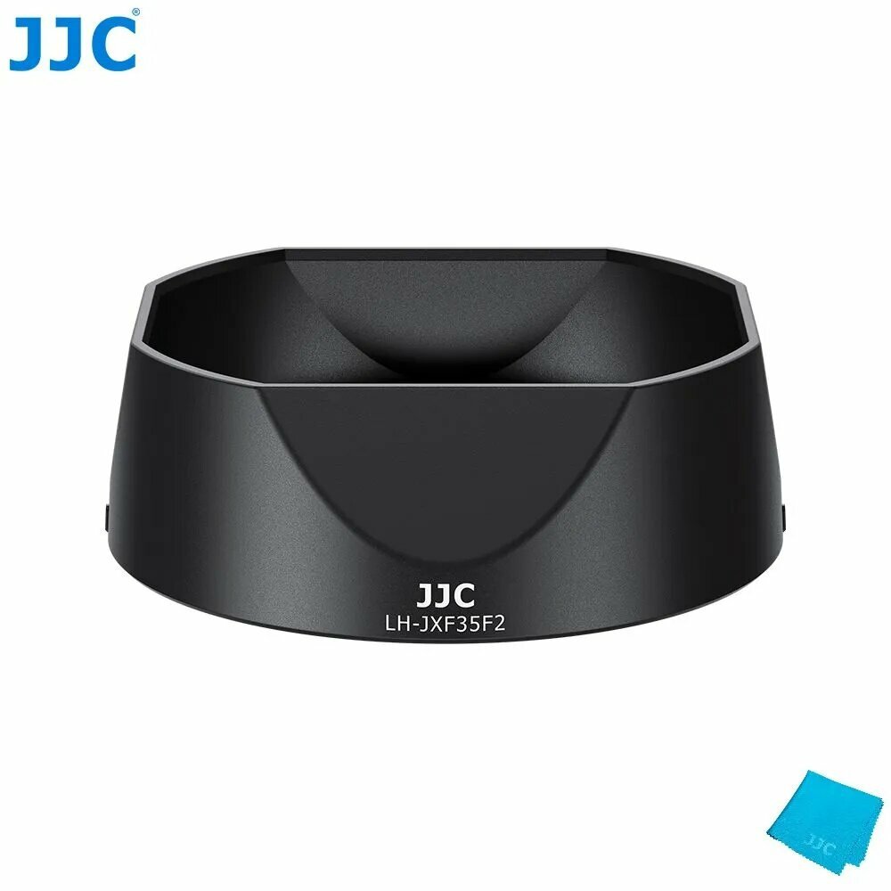 JJC бленда для объектива Fujifilm XF 23mm F2 / XF 35mm F2 / XC 35mm F2, ABS, 43mm, квадратная, замена LH-XF35F2, LH-JXF35F2