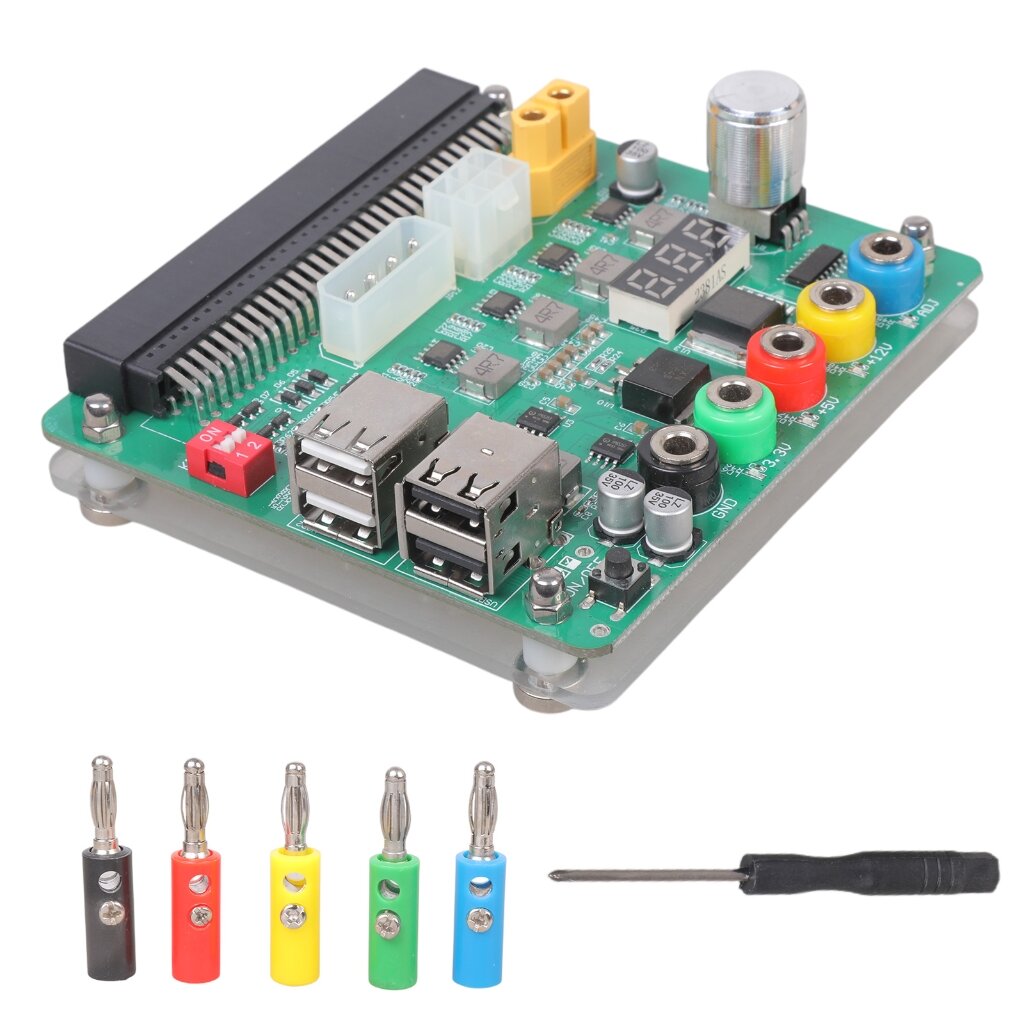 64-КОНТАКТНЫЕ платы с 4 Разъемами USB2.0 XT60 3.30В, Выход 5 В, 12 В