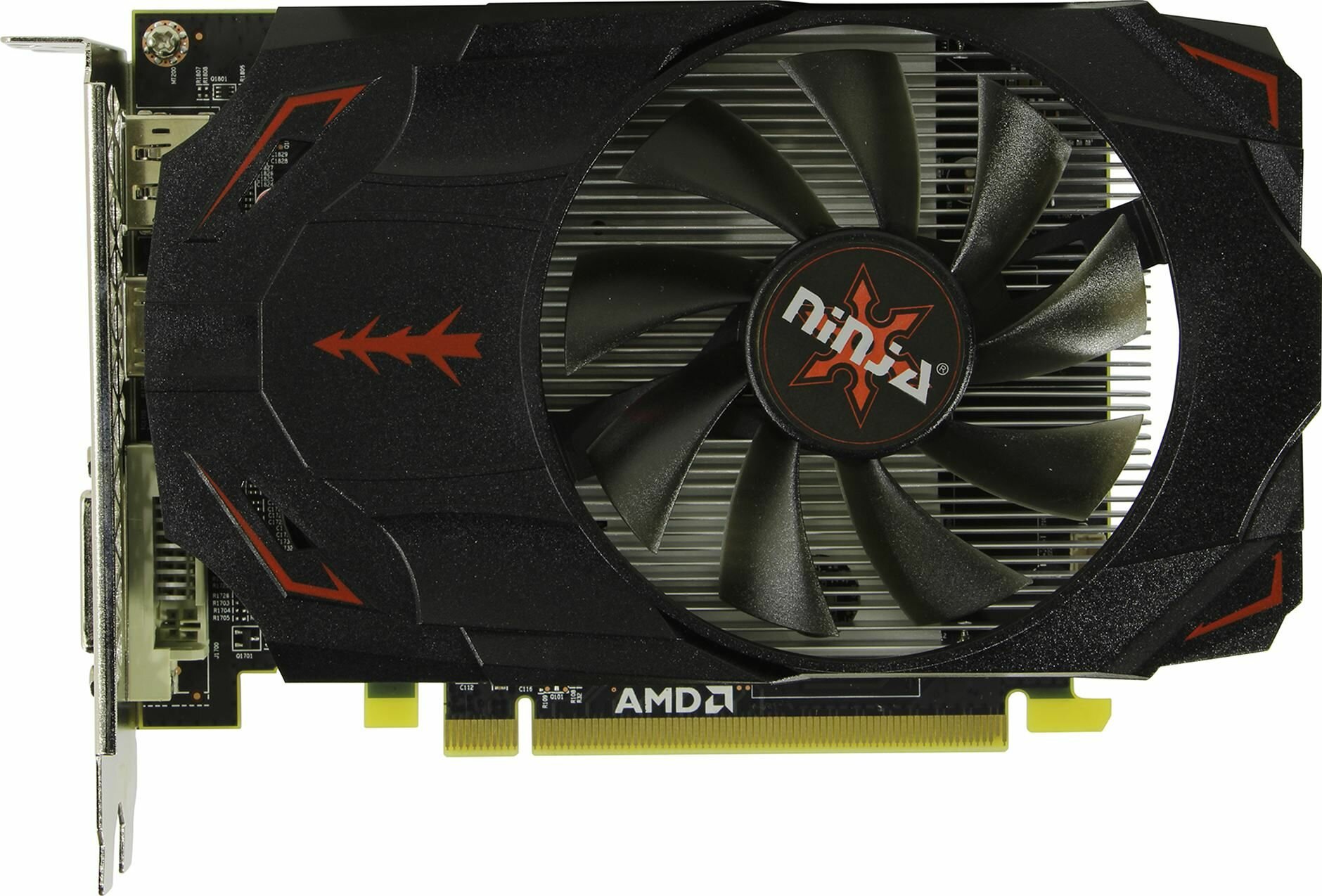 Видеокарта Ninja (Sinotex) AMD Radeon RX 550 (512SP) 2GB GDDR5, ret (AKRX55025F)