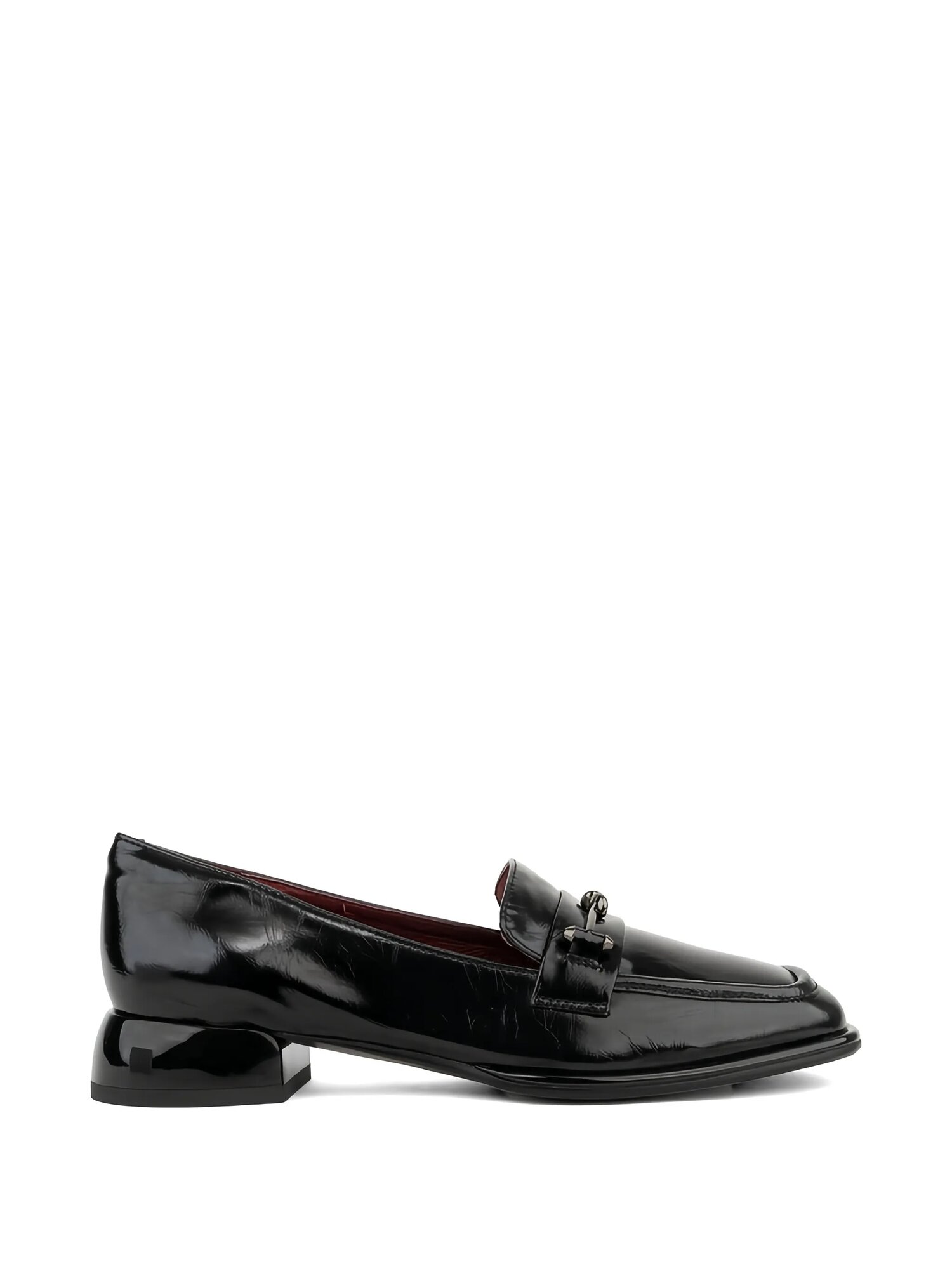 Лоферы  Metal-embellished leather loafers