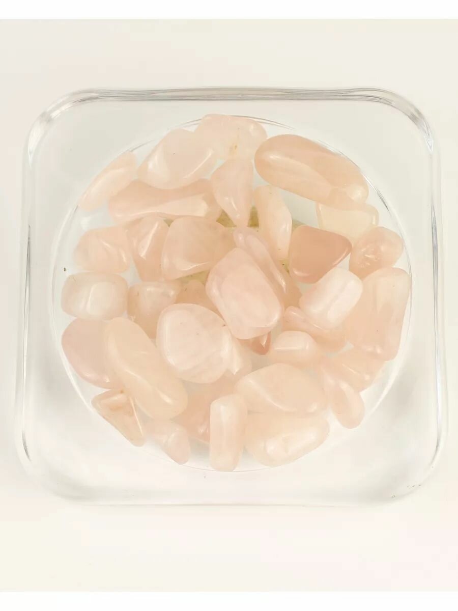 Набор натуральных камней Розовый Кварц размер S 150 г