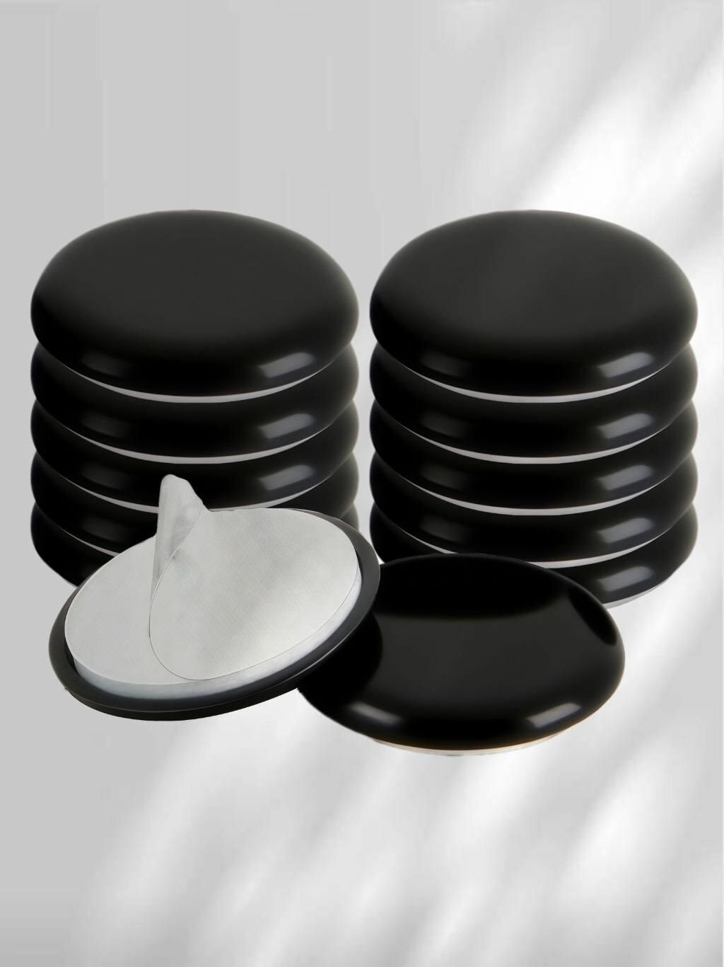 Антиприлипчивые ножки для мебели, 25 мм, Черный