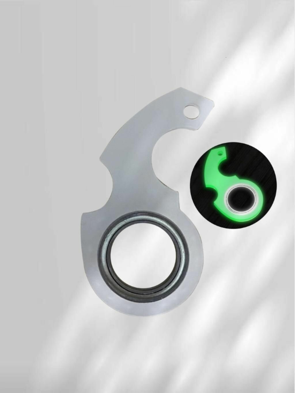 Спиннер-брелок, Прозрачный светящийся