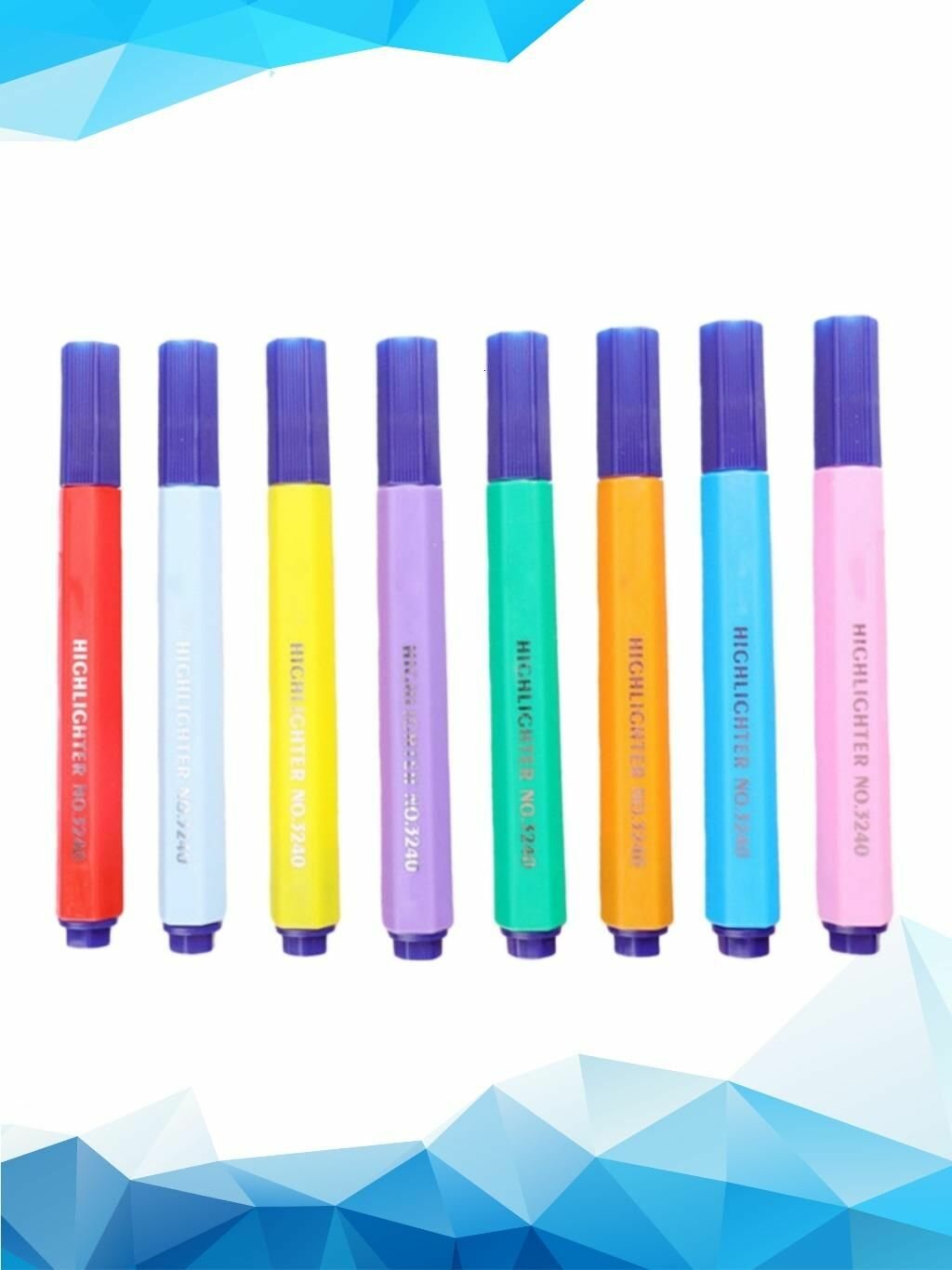 Набор из 8 флуоресцентных маркеров