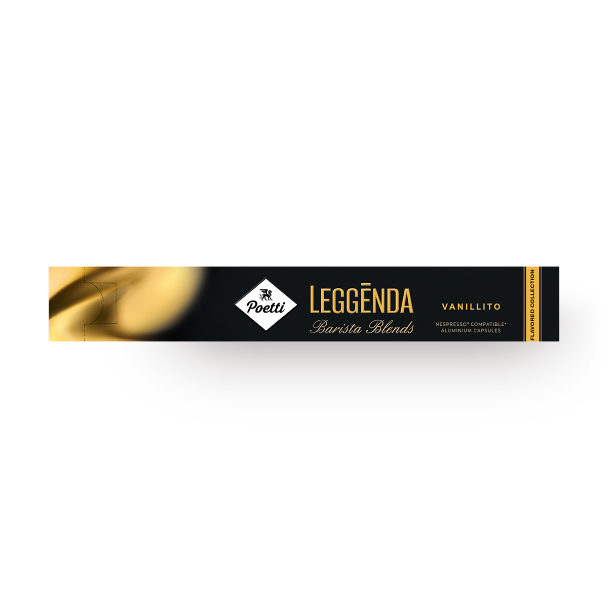 Кофе в капсулах Poetti Leggenda Vanilito для системы Nespresso с ароматом ванили