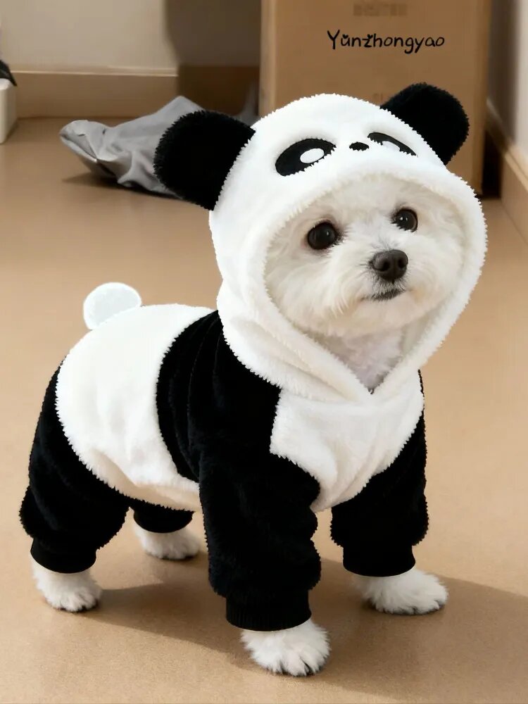 Yunzhongyao комплект в стиле панды, Смешная одежда для собак и кошек, COSPLAY, Новый год