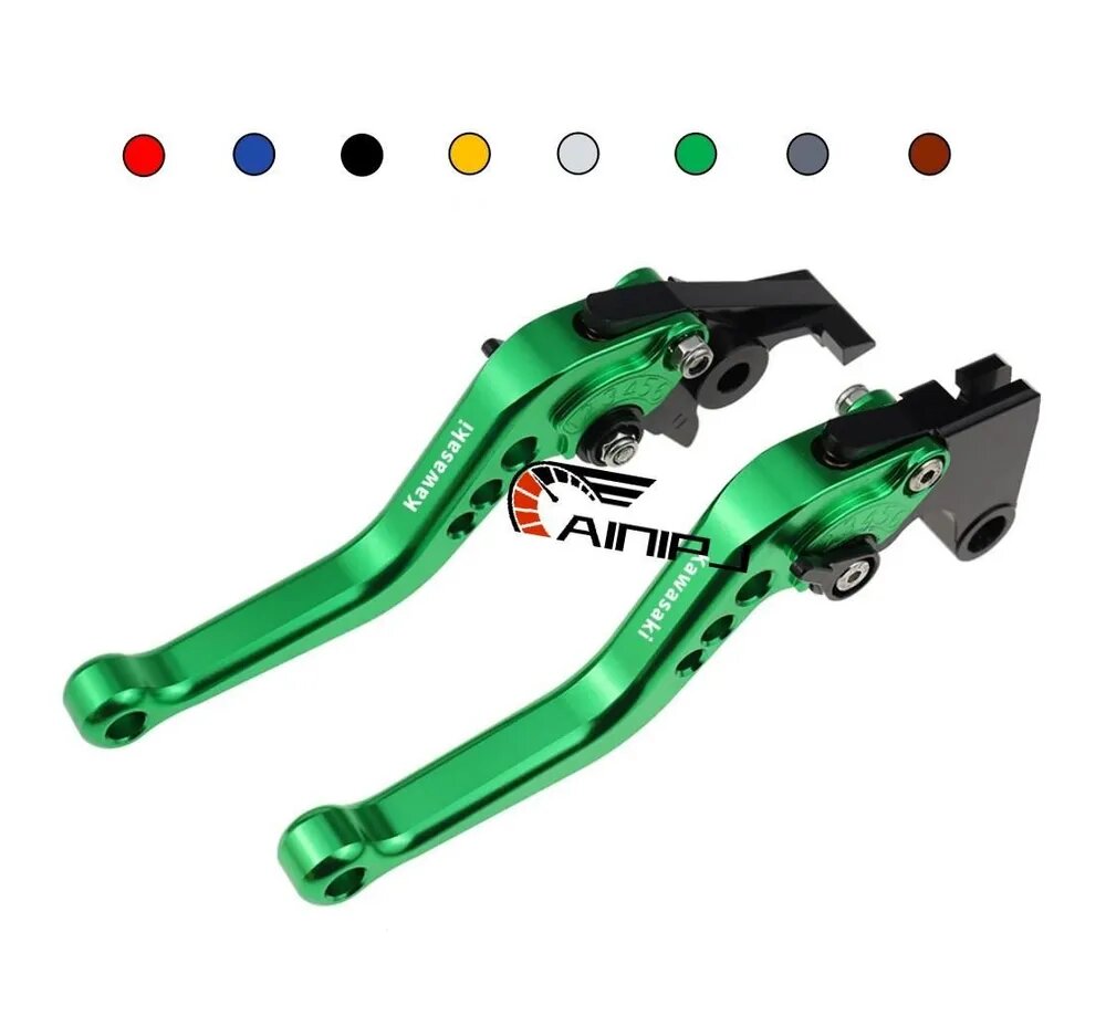 Подходит Kawasaki NINJA250R 2008-2012, NINJA125 2019, Z125 2017-2020, ручки тормоза сцепления мотоцикла Кавасаки из алюминиевого сплава 2009 2010 11 12 13 14 15 16 17 18 19
