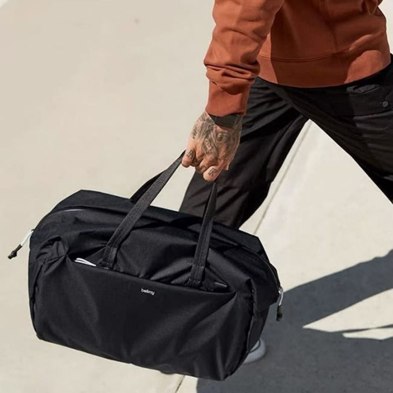 Bellroy австралийская легкая туристическая сумка 30 литров, легкая спортивная сумка для йоги, черная