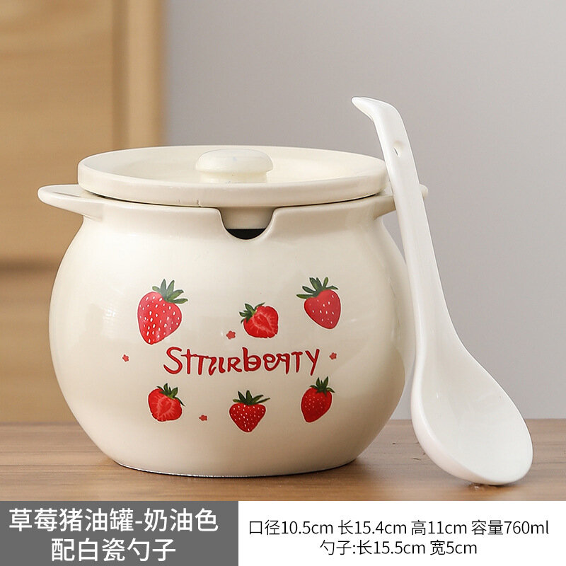 Керамический контейнер для масла для домашнего использования, устойчив к высоким температурам, можно хранить в холодильнике, специальная банка для острого масла, кухонный контейнер, герметичный.