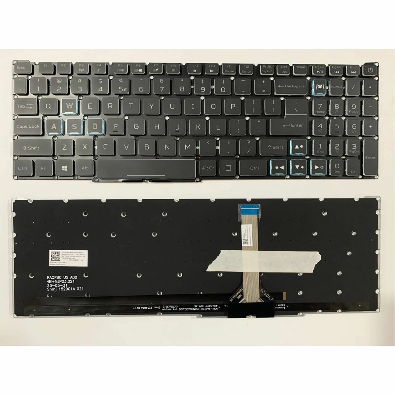 Клавиатура для ноутбука Acer Nitro 5 с американской раскладкой: AN515-57 AN515-56 AN515-45 AN515-54 клавиатура ноутбука