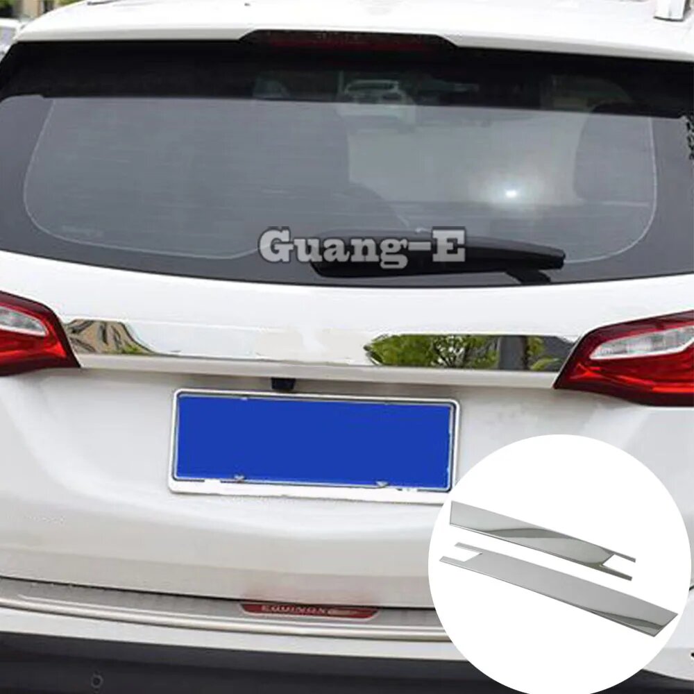 Автоматическая задняя дверь, лицензия, задняя дверь, бампер, рамка, накладка, лампа багажника для Chevrolet Equinox Third GE 2017 2018 2019 2020 2021
