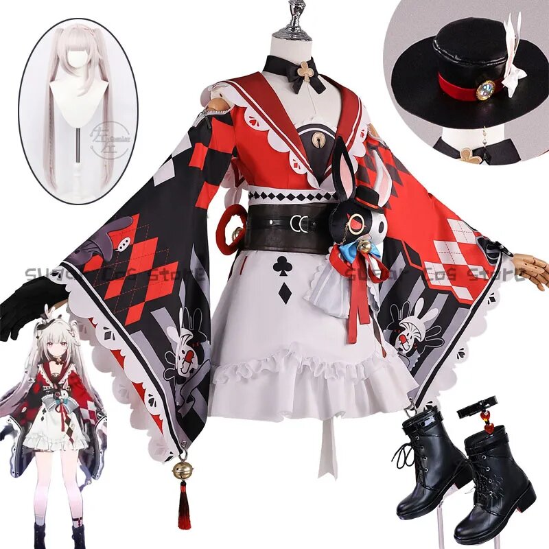 Костюм для косплея Honkai Star Rail Sparxie М, suit wig