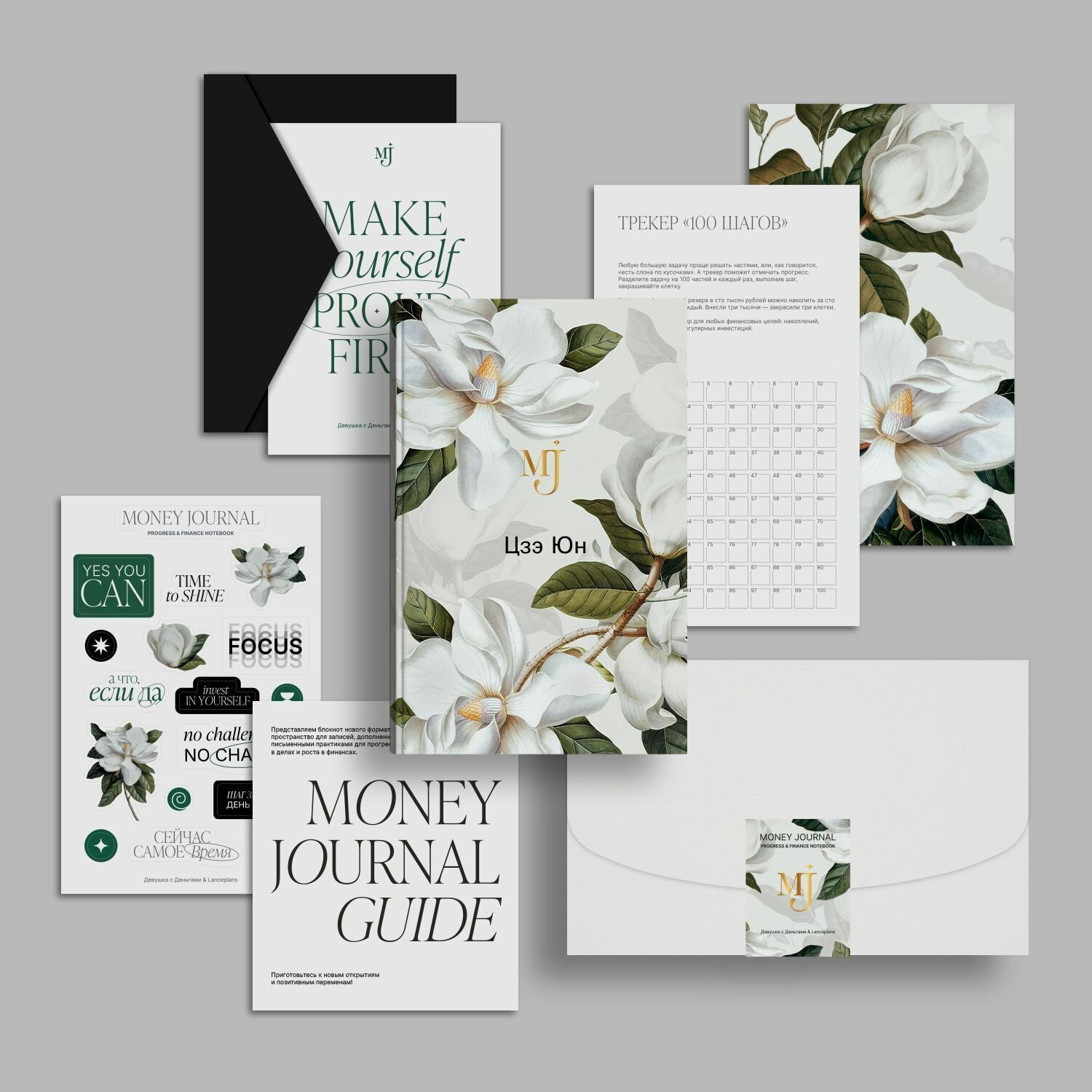 Блокнот для записей и роста финансовой осознанности Money Journal (MJ)