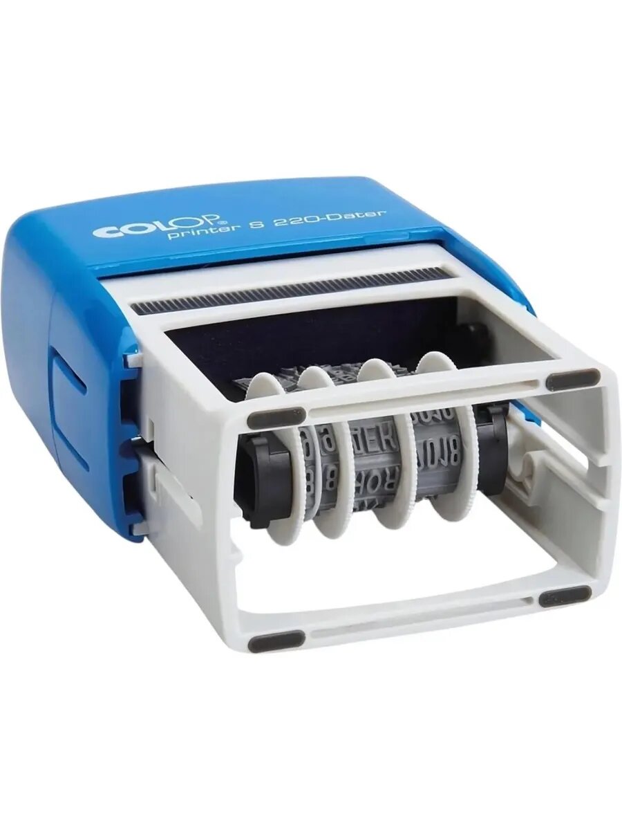 Автоматический датер с пластиковой печатью, шрифт 4мм